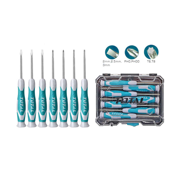 Total tools 7 Pcs precision screwdriver set THT250726