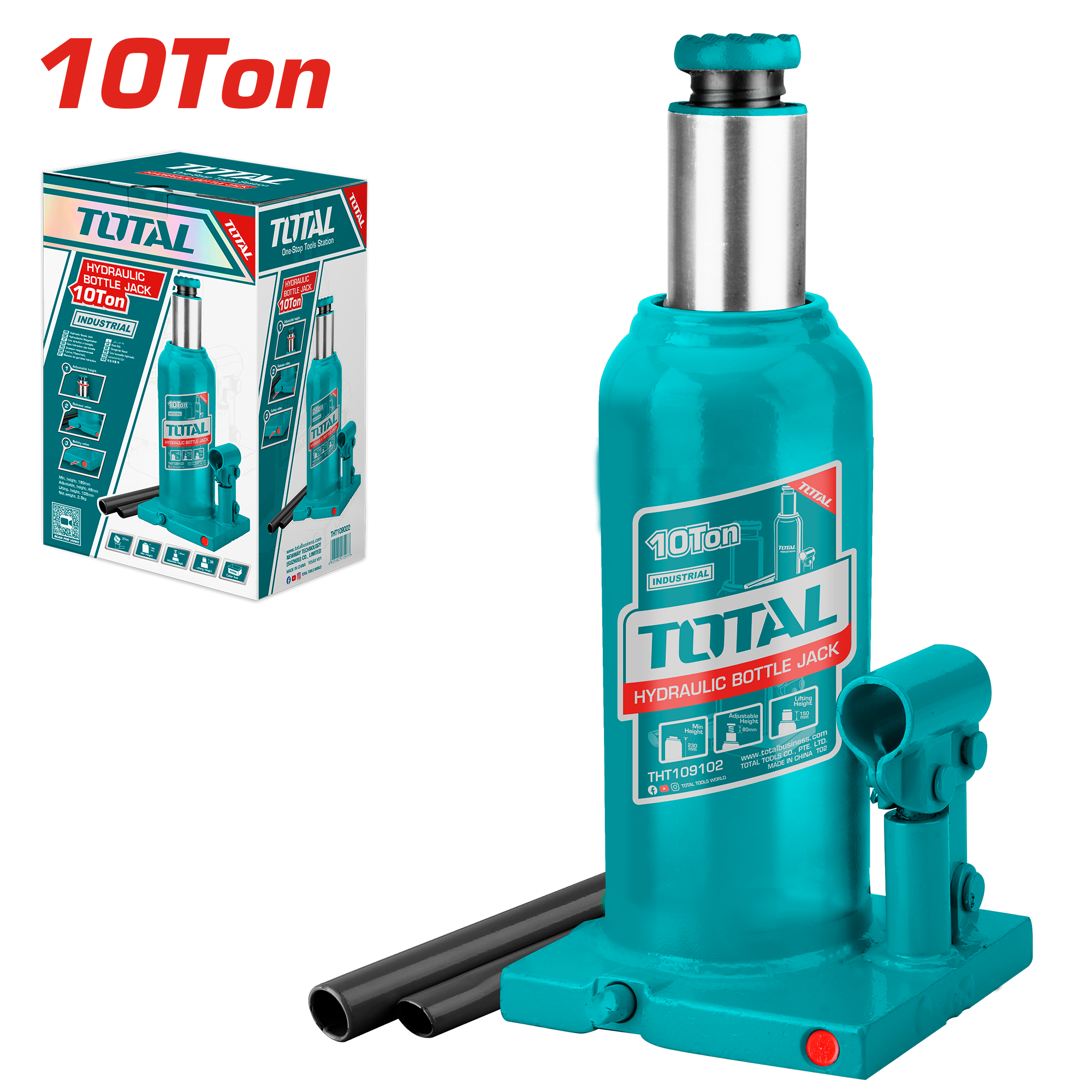 توتال تولز كوريك باكم هيدروليك 10 طن - THT109102