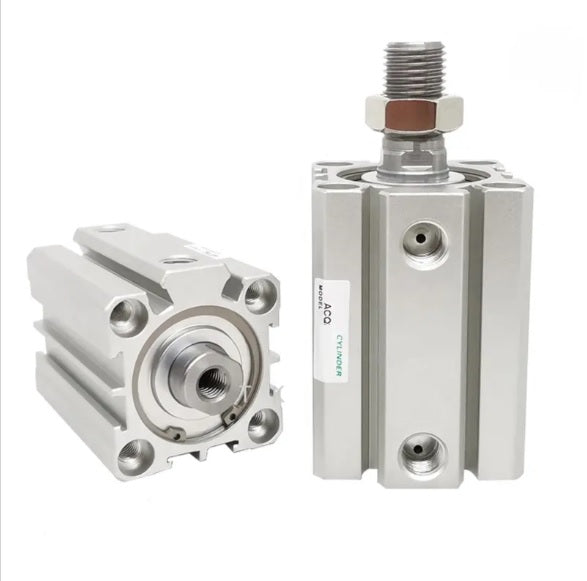 Short Double Acting Compact Pneumatic Pistons Diameter 16 mm stroke 10