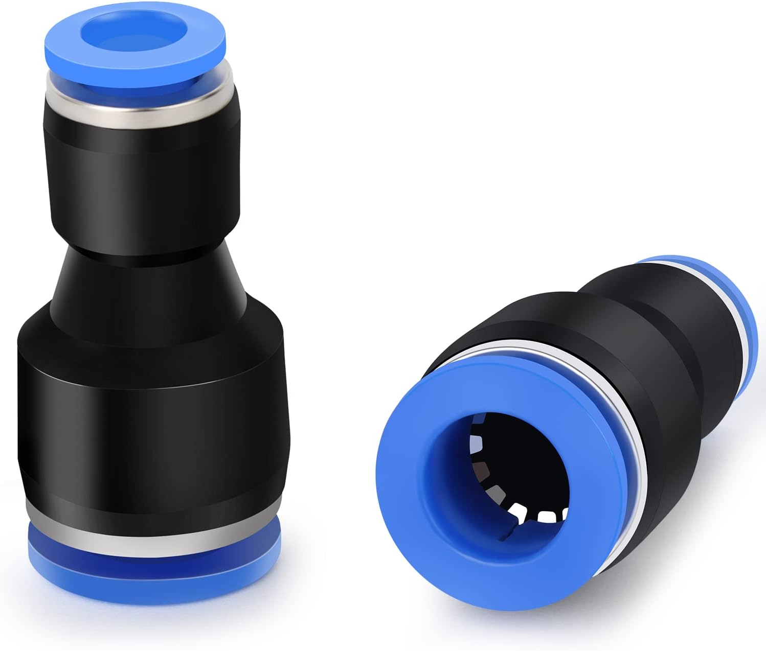 10 mm Tube to 8 mm Tube Pneumatic Straight Union Connector – Model TPG