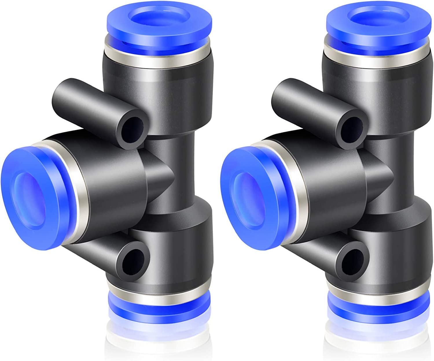 Union T/Tee Connector Three Way Pneumatic Air tube fittings Tube 6mm M