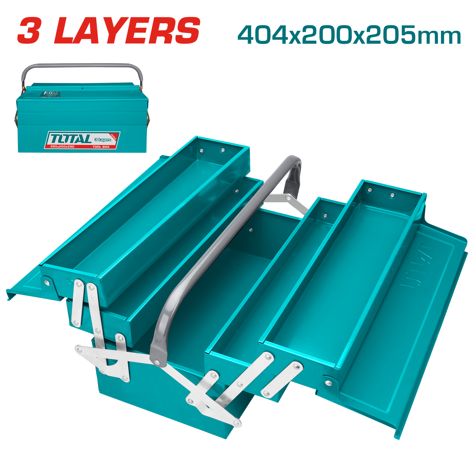 Total tools metal Tool box 5 Drawers - THT10702