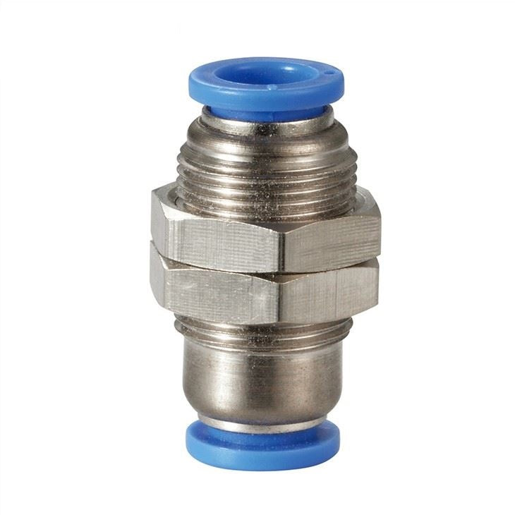 Panel Connector Two Way Pneumatic Air tube fittings Tube - Model TPM