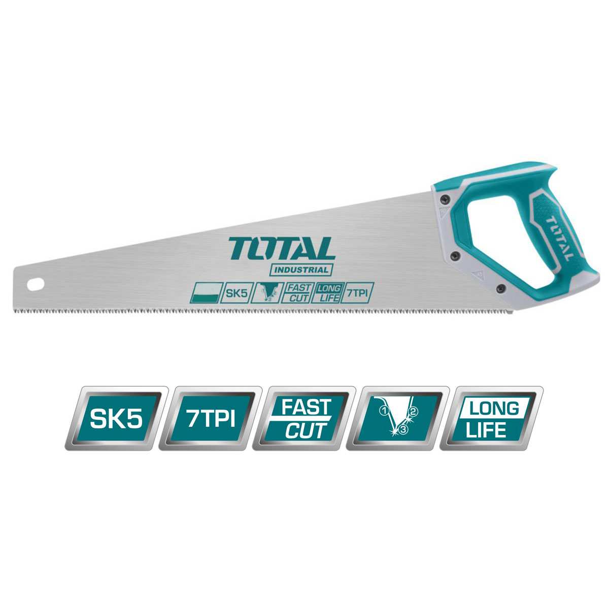 TOTAL TOOLS Hand saw 500mm(20")inch- THT55206D
